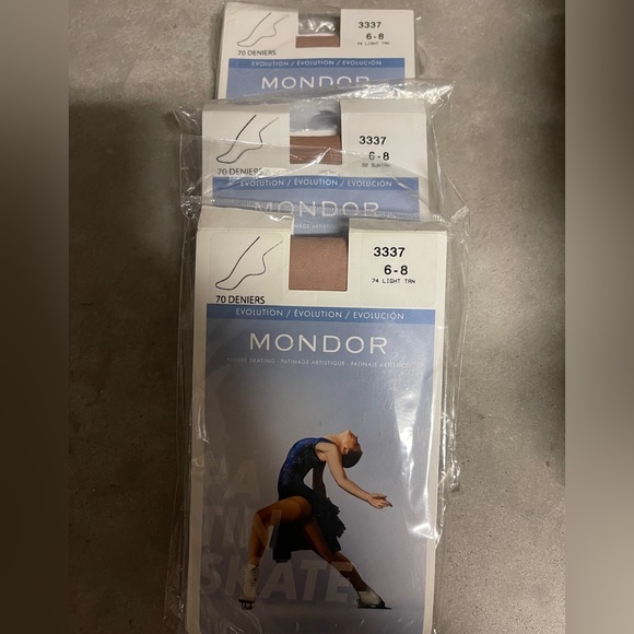 Bottoms | New Mondor Footed Tights 3 Pairs Size 68 | Poshmark